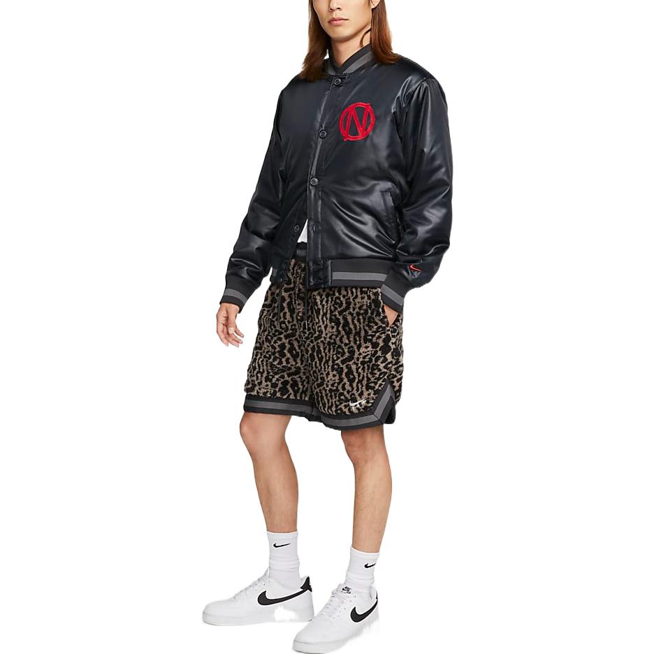 NIKE Nike Alphabet Pattern Bomber Jacket